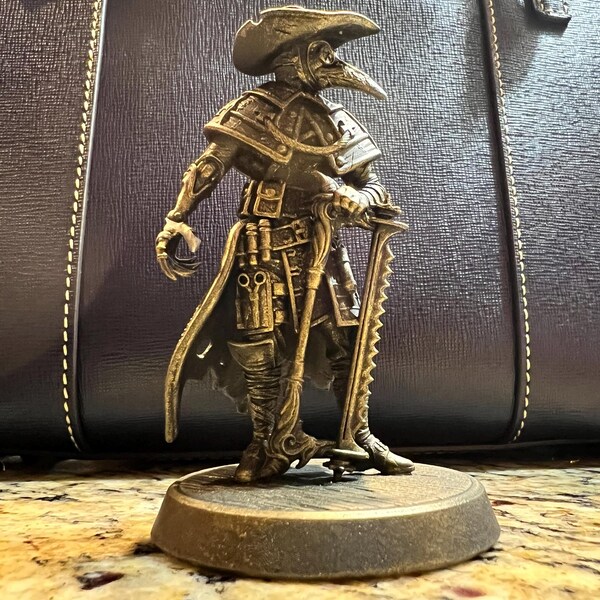 Corrupted Dwarf 3D Printed Resin Miniature 4K Statue, Hand-painted ...