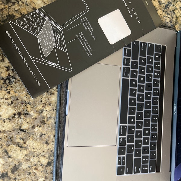 Black Silicone Keyboard Cover, MacBook Pro 13, MacBook Air Keyboard ...