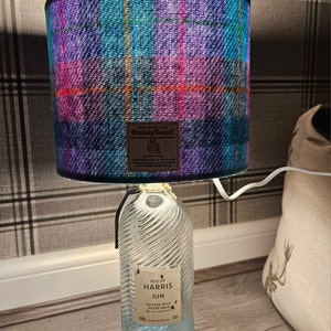 Harris Tweed Isle of Harris Gin Lamp - Etsy UK