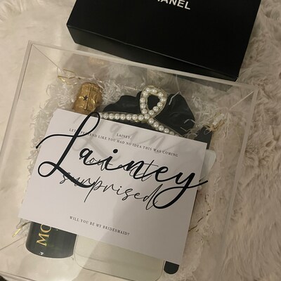 Frosted Acrylic Gift Box, Personalised Gift Box, Unique Gift Box ...