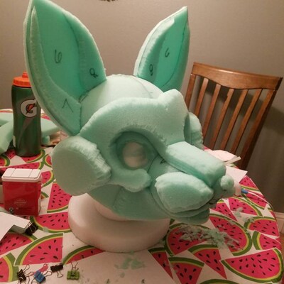 Wolf Fursuit Head Base Pattern With Instructions - Etsy