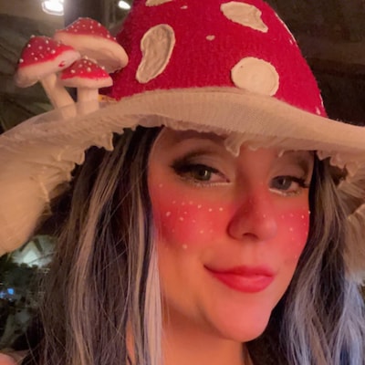 Inky Cap Mushroom Hat Witchy Wool Slouchy Tiktok Trend Mushroomcore ...