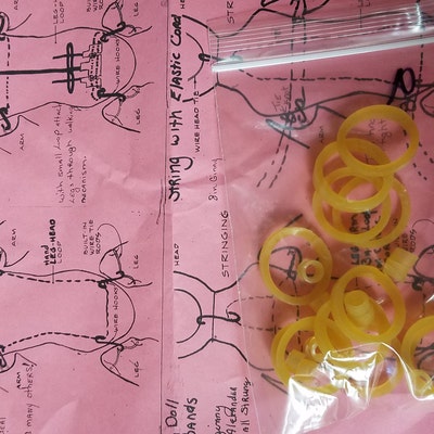 Patti Playpal Elastic Cord to String Patty Dolls W/diagram 5.5mm 5 ...