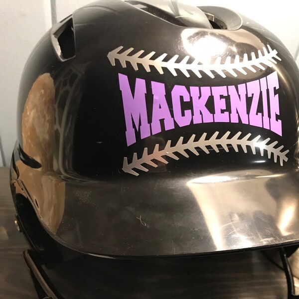 Personalized Baseball Decal , Personalized Softball Decal , Baseball ...