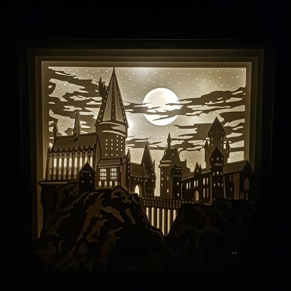 Home | House Paper Flower Shadow Box Frame - Etsy