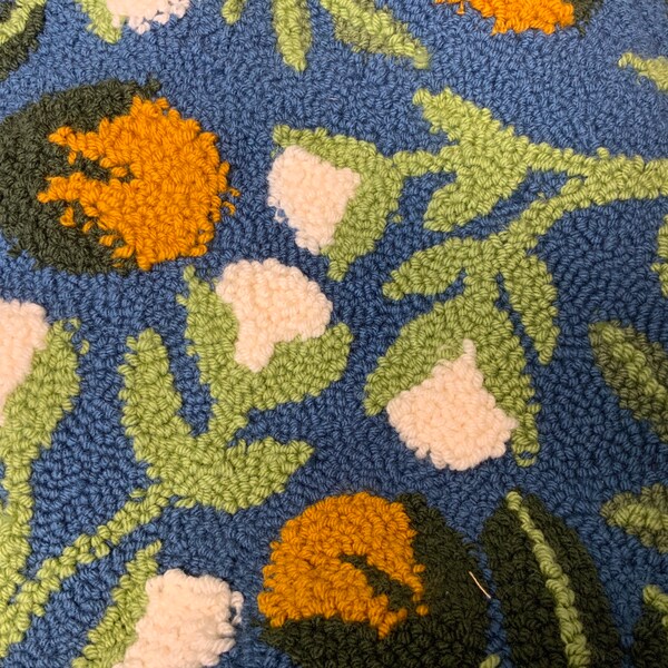 Spring Floral Punch Needle Pillow DIGITAL Pattern - Etsy