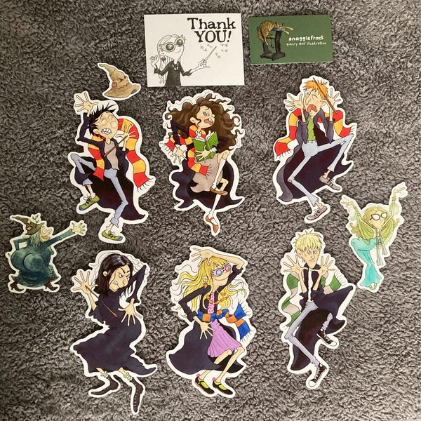 Severus Snape Sticker Set - Etsy