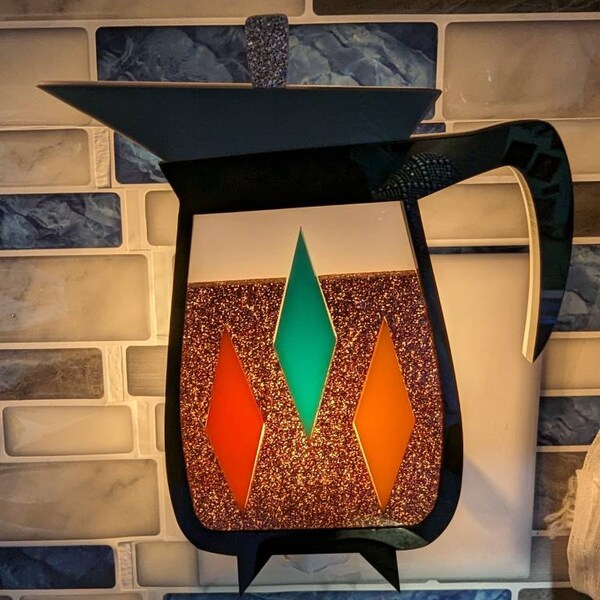 Mid Century Modern "percolator" Night Light: Retro Coffee Pot - Etsy