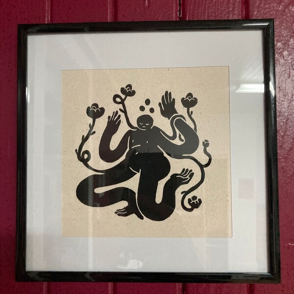 Flying Home Handprinted Linocut Original Print - Etsy