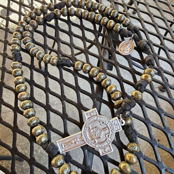 Black Eastern Orthodox Prayer Rope Chotki, 33 Count Barrel Knots. 550 ...