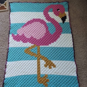 INSTANT DOWNLOAD Flamingo Crochet Graph Crochet Pattern Flamingo C2c ...