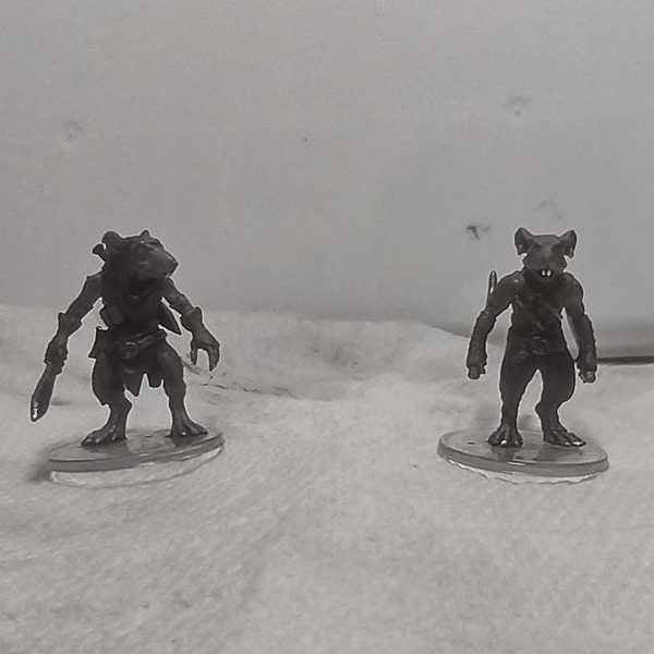 Mimic Figures and Object Figures Epic Miniatures Rodent Wars 3d Printed ...