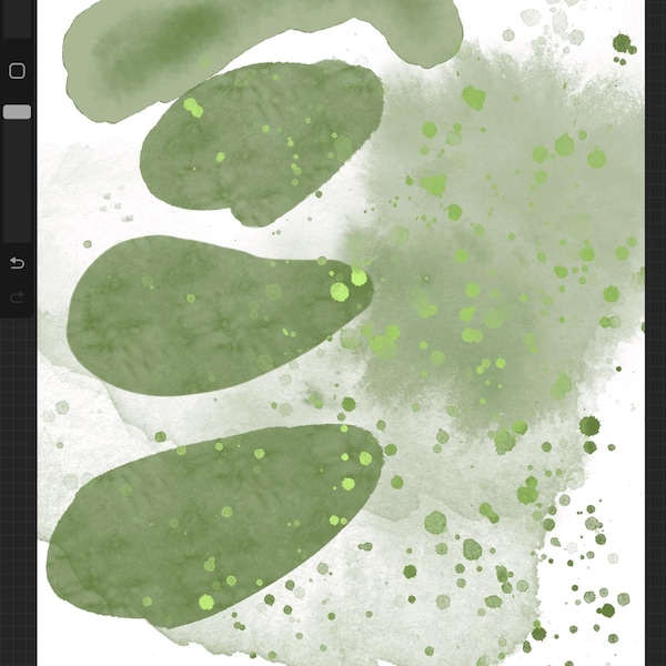 50 Effortless Face Procreate Stamps. Face Shapes Procreate Brushes Face ...