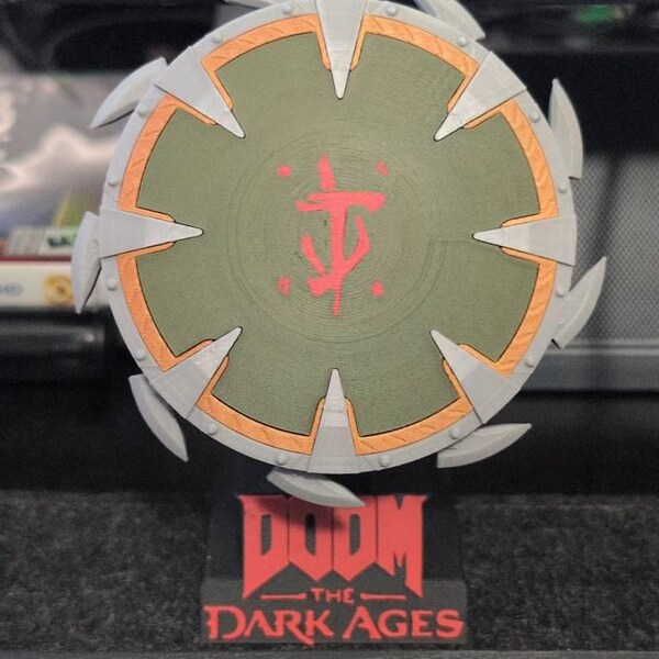 Doom Slayer Shield - Inspired by Doom the Dark Ages - Etsy