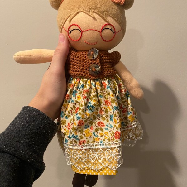Doll Pincushion Sewing Pattern, DIY Pincushion Tutorial, Pdf Instant ...