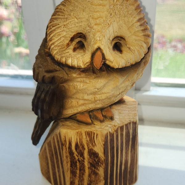 Female Cardinal Chainsaw Carving - Etsy