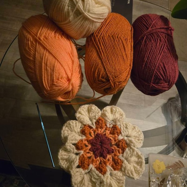 Blooming Joy Crochet Blanket Pattern: Vintage Vibe Photo Tutorial (PDF ...