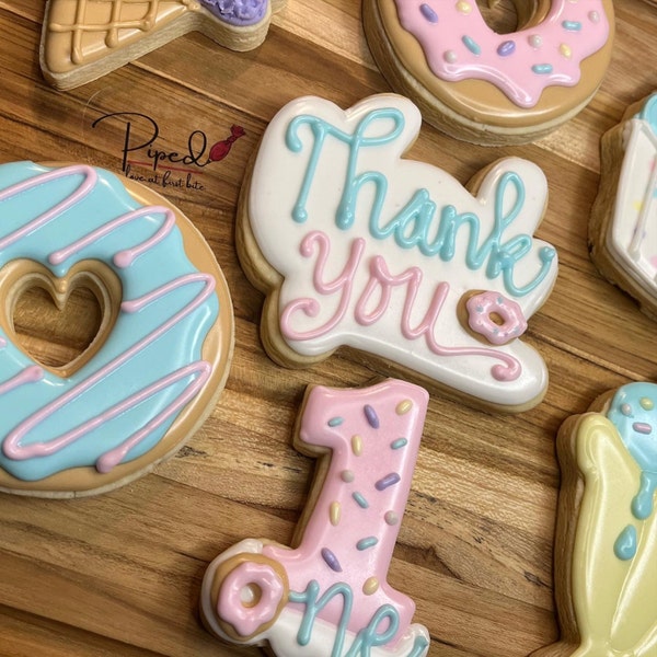 Thank You For Hand Lettered Cookie Cutter And Fondant Cutter And Clay Cutter Etsy