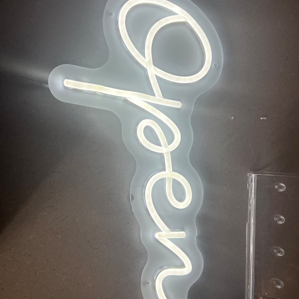 Open Neon Sign, Neon OPEN Sign Business Logo, Wall Light Hanging ...