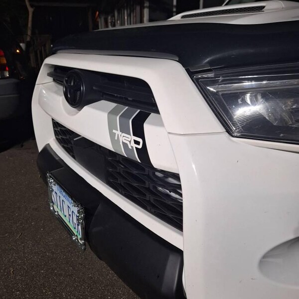 Toyota 4runner TRD Race Stripes Die Cut Decal Bottom Grill Panel - Etsy