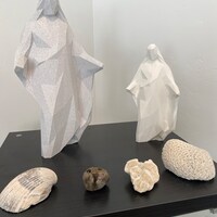 The Christus Statue Minimalistic 3D Printed Low Poly Modern Christian ...