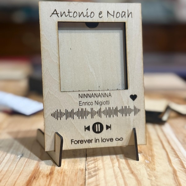 3D Personalized Song Plaque Photo Frames Bundle, Custom Spotify ...