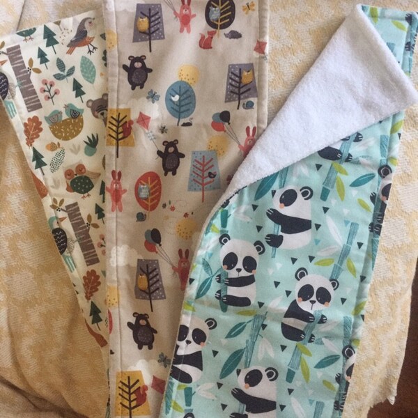 Deer Spit up Rag, Woodland Burp Pad, Designer Burping Cloth, Absorbent ...