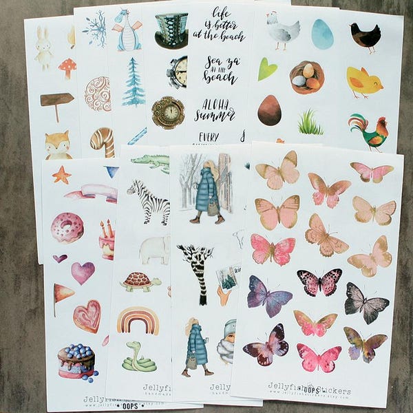 Vintage Anatomy Sticker Set Body Stickers, Journal Stickers, Bone ...