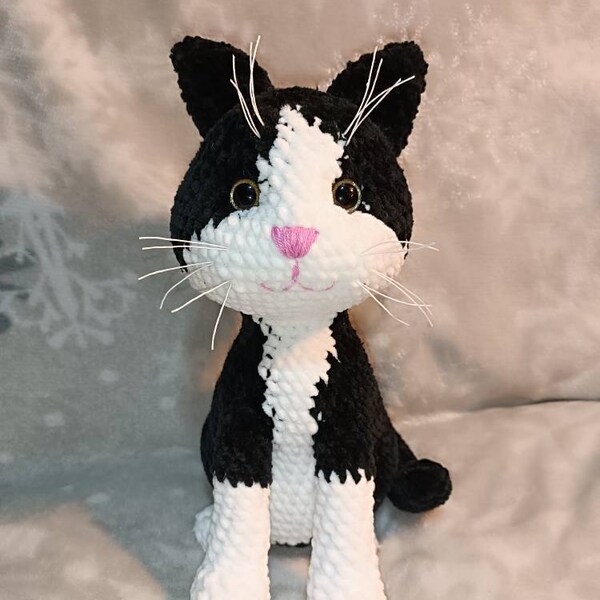 Crochet Cat Pattern, Cat Amigurumi Pattern, Crochet Cream Cat Pattern ...