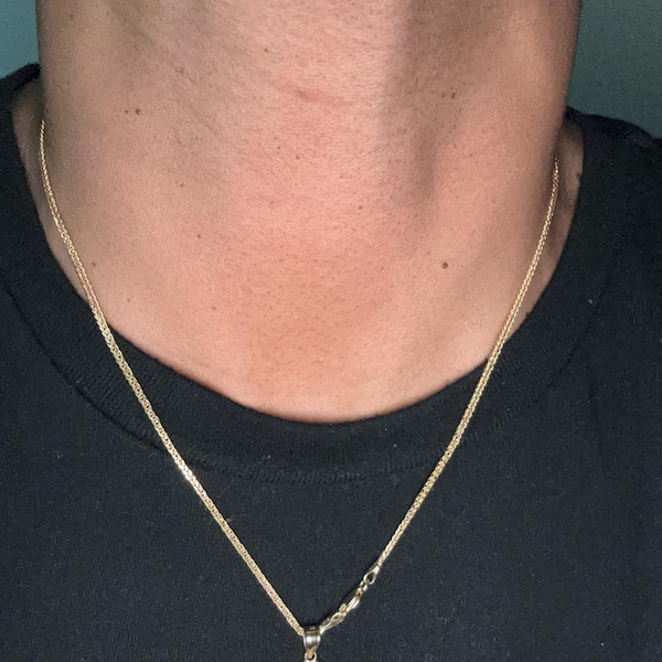 Square Wheat Chain Men Women Diamond Cut Necklace 1.75-4.5mm 16"-24 ...