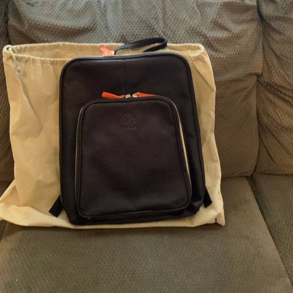 XL VERSION of Our Paris Leather Backpack Purse in Tan, Black and Brown ...