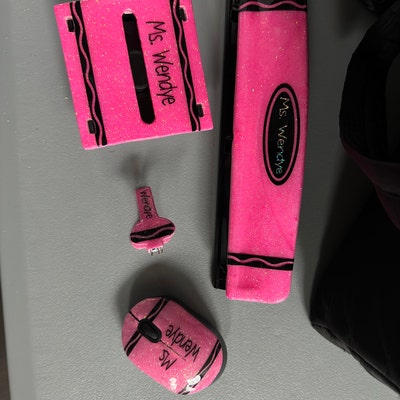 Mouse Desk Set, Minnie Stapler, Personalize Desk Set, Office Supply ...