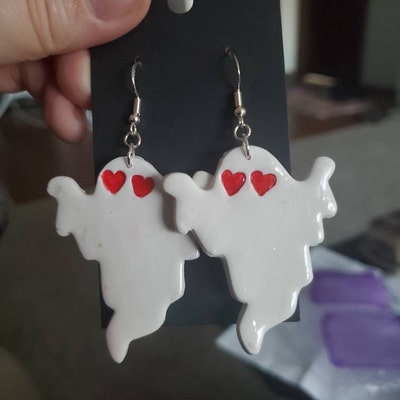 Halloween Candy Corn Bat Earrings - Etsy