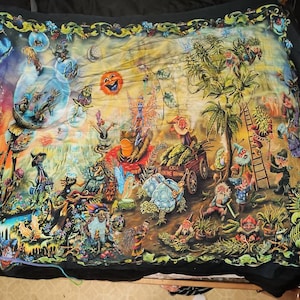 3D Dan Morris Nymph Tapestry Wall Art Hanging Psychedelic New Age ...
