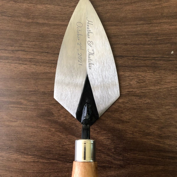 Custom Engraved Mason Trowel,personalized Hand Trowel, Marshalltown - Etsy