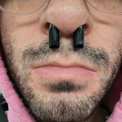 1 Pair 2 Pieces Solid Pink Pinchers Spirals Glass - Etsy