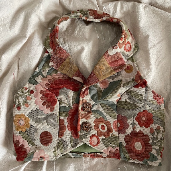 Cropped Waistcoat Sewing Pattern, Short Waistcoat, Ladies Vest, Women ...