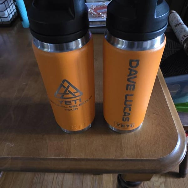 Customizable King Crab Orange YETI Bottles-laser Engraved - Etsy