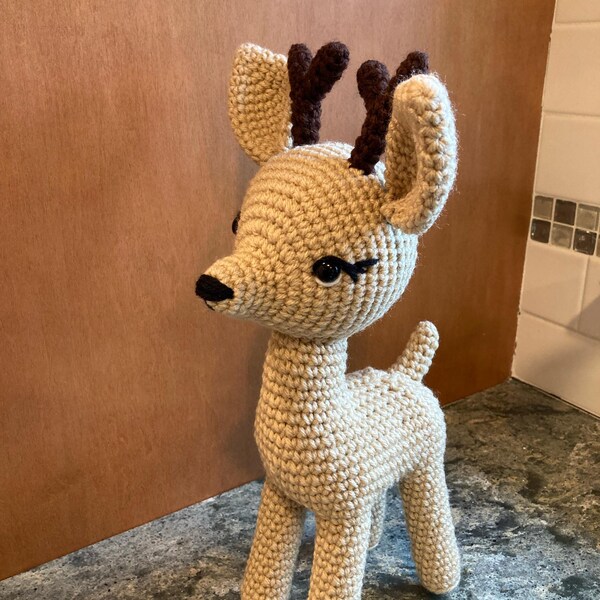 Rudolph's Little Buddy; Amigurumi Reindeer Pattern PDF English - Etsy