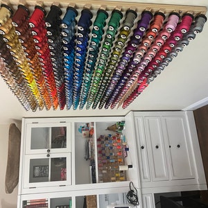 192 Spool Thread Rack 2 Inch Spacing-thread Organization, Thread ...