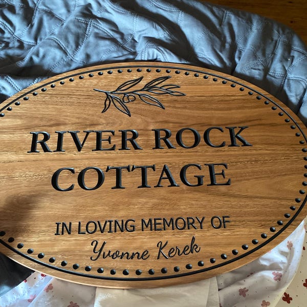 Oval Custom Sign, Property Sign, House Sign, Cottage Sign, Wedding Sign ...