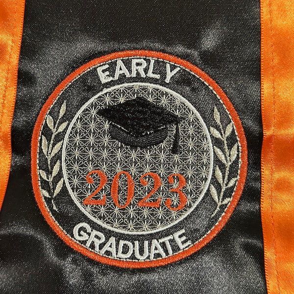 Graduation Embroidery Design Graduation Girl - Etsy