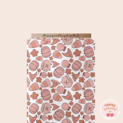 Boho Retro Daisy Minimal Digital Seamless Pattern for Fabrics - Etsy