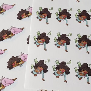 Where Does All My Money Go Planner Stickers, Nia S0708/S0720, Out of ...