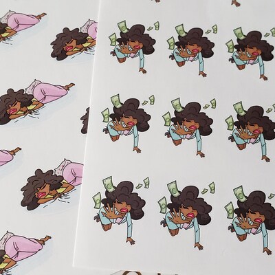 Where Does All My Money Go Planner Stickers, Nia S0708/S0720, Out of ...