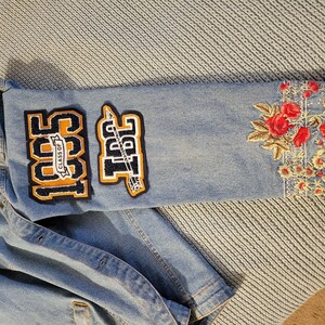 Chenille Custom Letterman Jacket Patch made in USA - Etsy