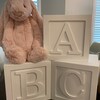 Jumbo Baby Blocks Made to Order. Nursery/kids Room Decor, Baby Shower ...