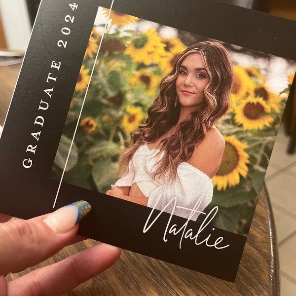 Custom Folded Graduation Invitations · Graduation Announcements ...