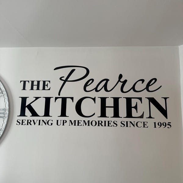 Kitchen Wall Art Vinyl Wall Quote Stickers Decorate Your Kitchen Words ...