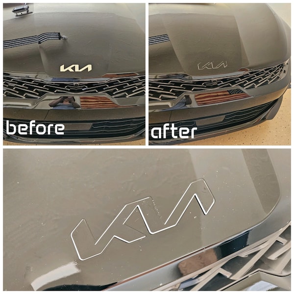 Kia Emblem Overlays (front & Back) K5/sportage/ev6/ev9/forte/stinger ...